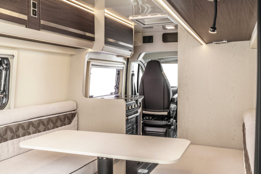 2 Berth 6m Panel Van Rear Lounge – Motorhome Hire Hull